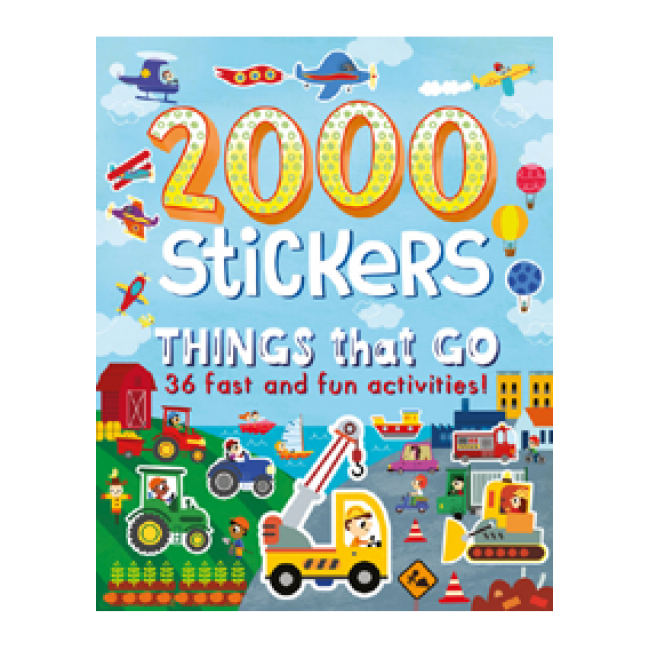2000 Stickers Things That Go | Bongkoch.com
