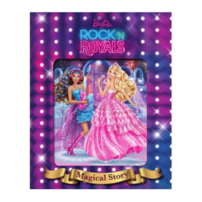 barbie rock'n royals coloring book