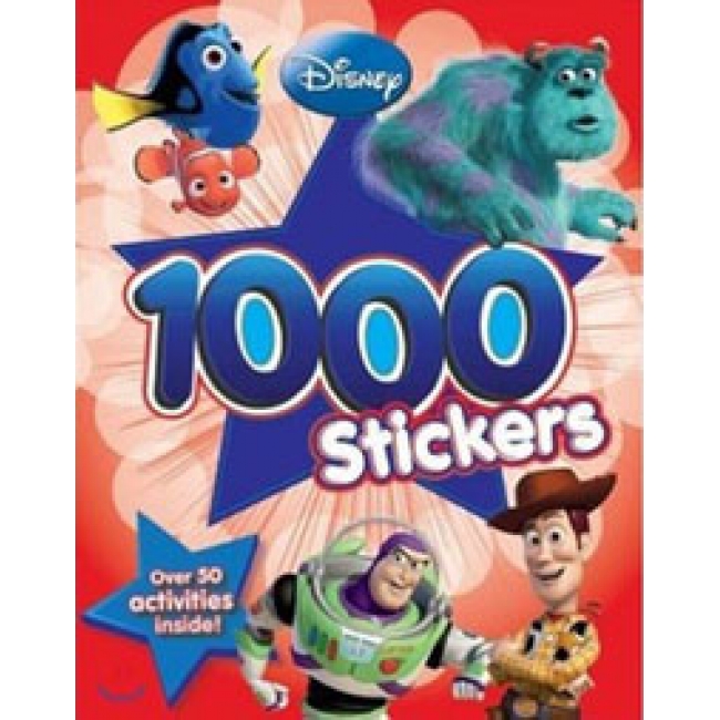 DISNEY 1000 STICKER BOOK | Bongkoch.com